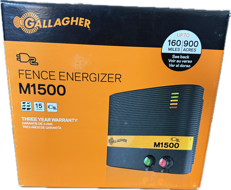 Gallagher M1500 Mains Fence Energizer — American GrazingLands Services LLC
