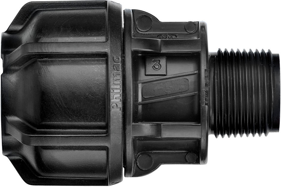 Philmac Compression Male Adapter IPS-OD, PE-MNPT — American ...