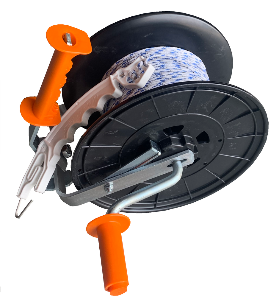 Preloaded Gallagher Econo Reel w/ Turbo Braid 328' + Zammr Handle ...