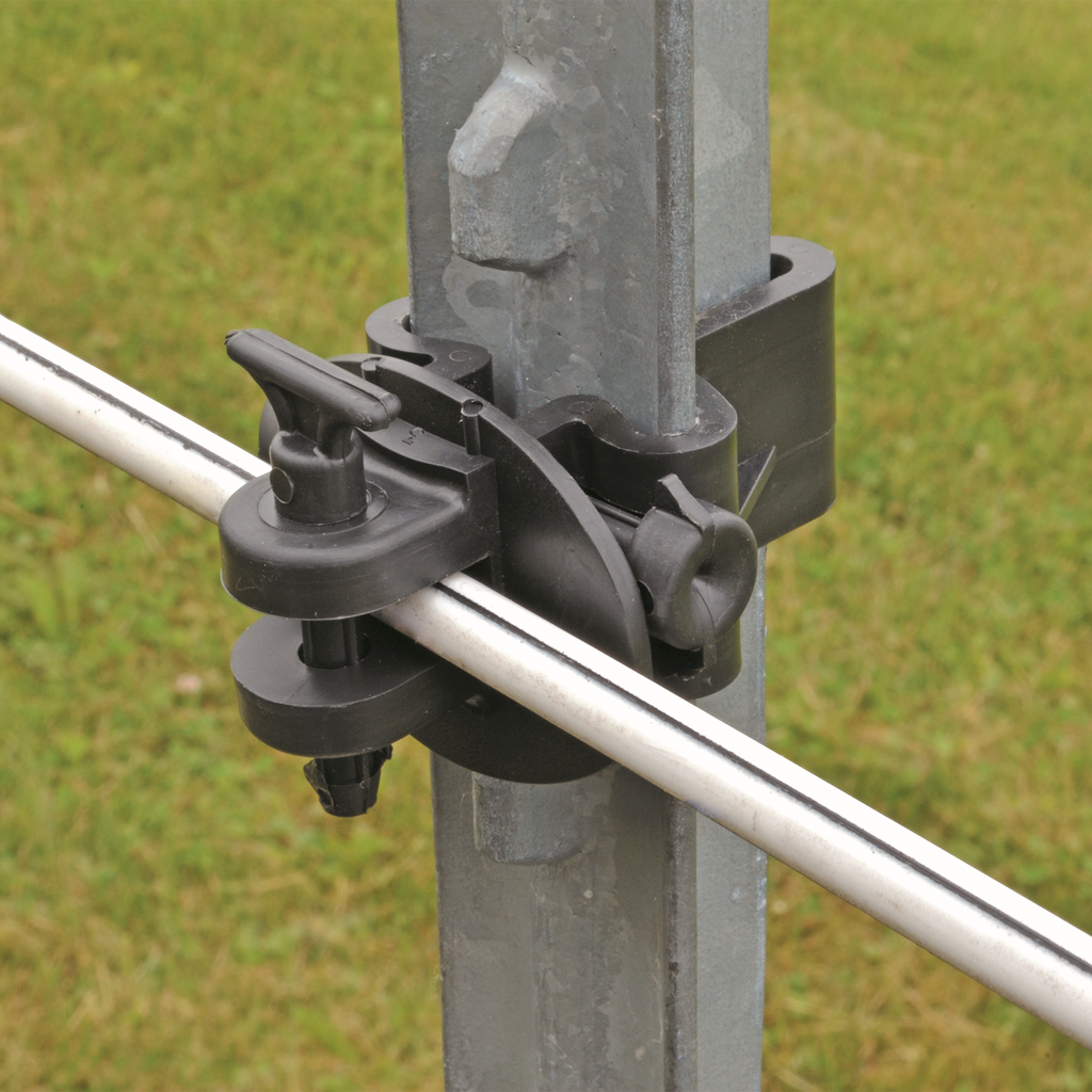 2-Pin T-Post Insulator Black — American GrazingLands Services LLC